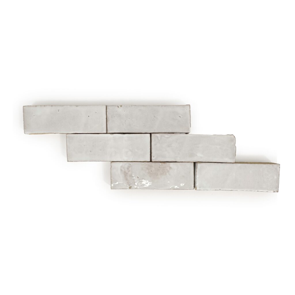Zellige Classique Atlas White 2" x 6" | Zellige Classique